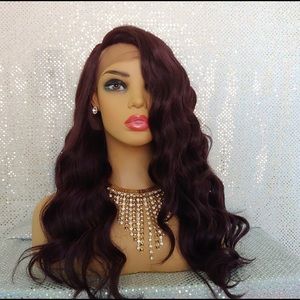 Hair | Dark Wine Lace Front Wig | Poshmark